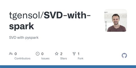 GitHub Tgensol SVD With Spark SVD With Pyspark