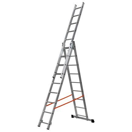 GIERRE MODULA Escalera Triple Transformable Montantes Paralelos Mister Worker