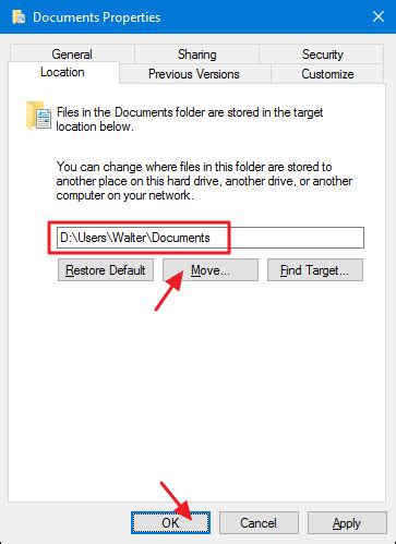How To Move Your Documents Music And Other Folders Somewhere Else In Windows