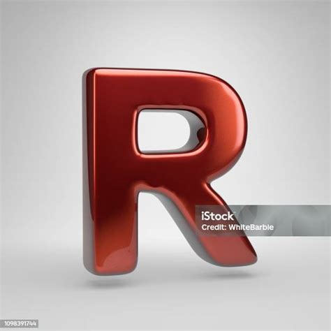 3d 편지 R 대문자입니다 흰색 배경에 고립 된 빨간 금속 편지 0명에 대한 스톡 사진 및 기타 이미지 0명 3차원 형태 금속의 Istock