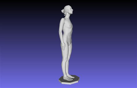 免费安娜免费3D模型裸体女人3D模型 TurboSquid 1394915