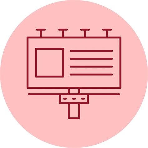 Billboards Line Circle Multicolor Icon 38271237 Vector Art At Vecteezy