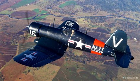 MilViz FG-1D Corsair NX194G Glenview for Microsoft Flight Simulator | MSFS