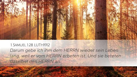 1 Samuel 1 28 LUTH1912 Desktop Wallpaper Darum Gebe Ich Ihm Dem HERRN