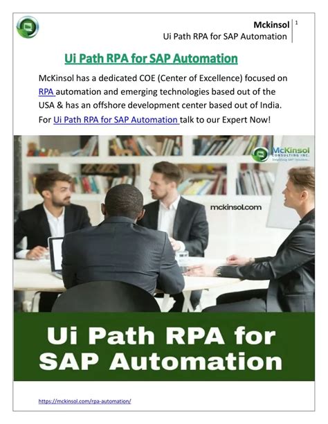 Ppt Ui Path Rpa For Sap Automation Powerpoint Presentation Free