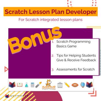 Scratch Lesson Plan Developer For Scratch Intergrated Lesson Plans