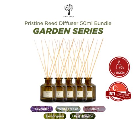 Jual Pristine Reed Diffuser Garden Bundle 50ml Aromaterapi Ruangan