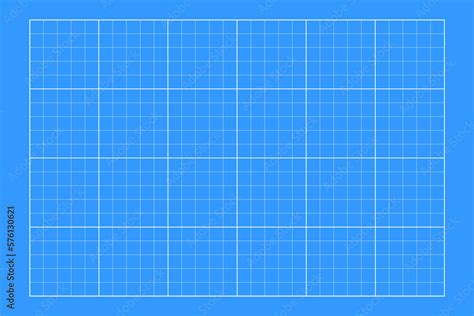 Blueprint Grid Background Checkered Blank Template For Cutting Mat