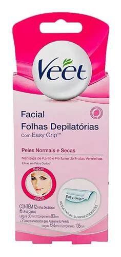 Cera Fria Facial Veet Peles Normais E Secas MercadoLivre
