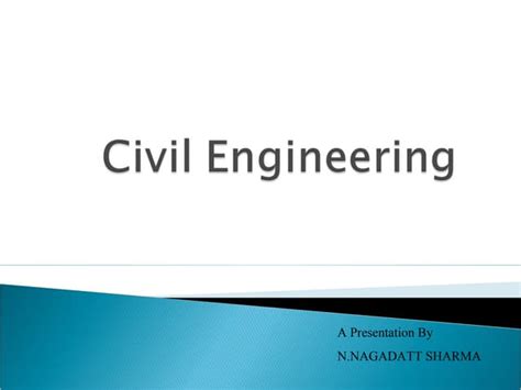 Civil Engineering Ppt