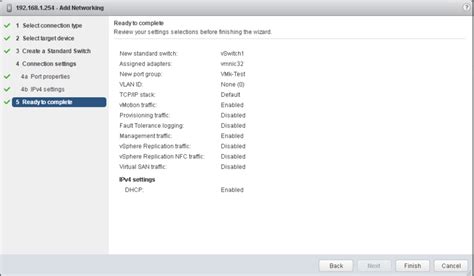 Vmware Configure Vsphere Standard Switches Domalab