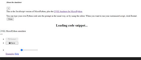 Online Simulator Is Not Correctly Working How To LVGL Forum