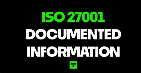 Iso Documented Information Tutorial Video