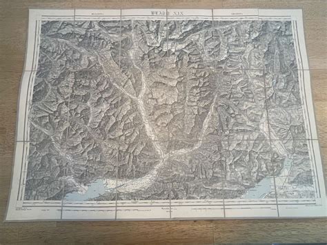Topographische Karte Der Schweiz Dufour Blatt XIX Tessin Kaufen