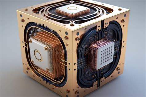 Quantum Computing Microchip 5g Cpu Stock Illustration Illustration Of Graphic Electrical