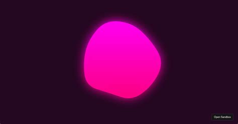 Blobs Animation Effects Codesandbox