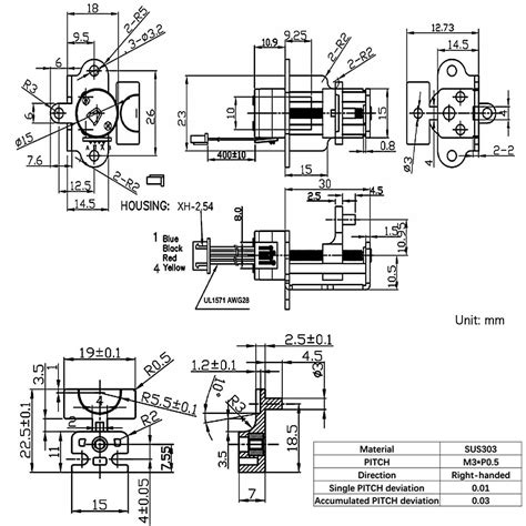 Miniature Dc Motor With Linear Actuator For Motorized Camera Setups