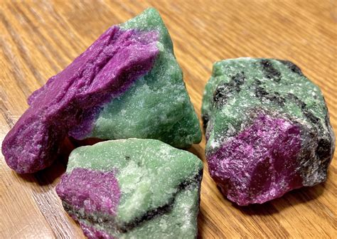 I Always Smile When I See Ruby Zoisite R Crystals