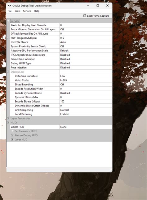 Oculus Debug Tools Settings For Quest 3 And Pc Specs Are R5 5600x And A Rx6700xt Gpu Everytime