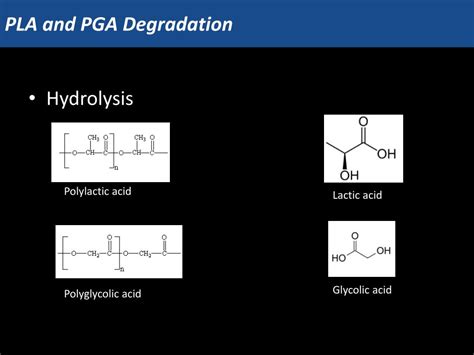 Ppt Polylactic Acid Polyglycolic Acid And Their Copolymer Plga