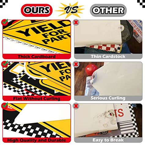 Huray Rayho Race Car Birthday Party Supplies Checkered Flags Racing