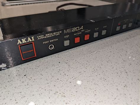 Akai Me20a Midi Sequence Arpeggiator Reverb