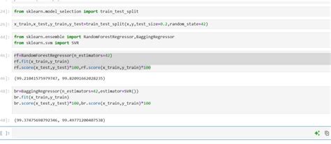 Machinelearning Randomforests Bagging Regressors Classifiers