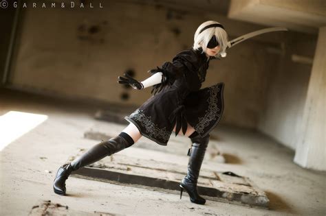 Cosplay Nier Automata tuyệt đẹp dành cho fan hâm mộ về 2 cô nàng 2B và A2