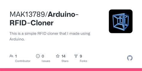 Github Mak13789arduino Rfid Cloner This Is A Simple Rfid Cloner