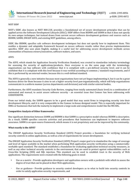 Comparitive Analysis Of Secure Sdlc Models Pdf Operating Systems Computer Software And