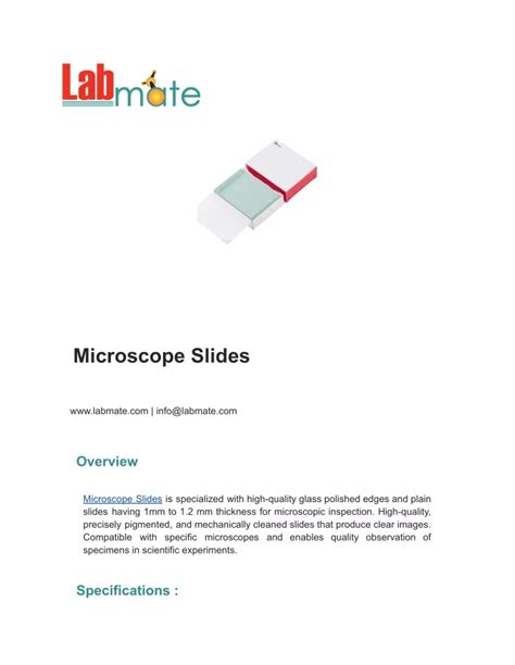 Ppt Microscope Slides Powerpoint Presentation Free Download Id