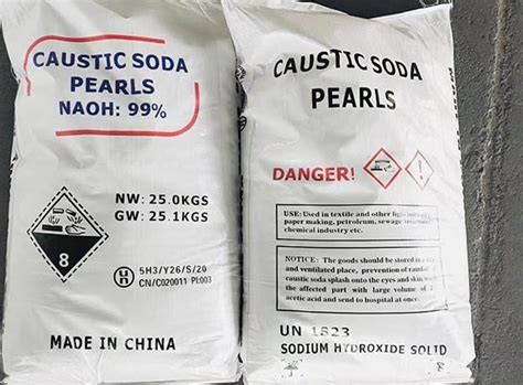 Caustic Soda Pearls 99 Sodium Hydroxide Sunny Industrial Group Limited