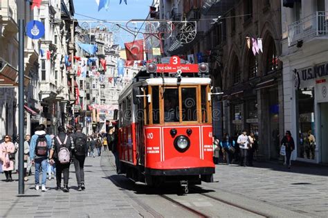 15 03 2023 Istanbul Turkey A Nostalgic Journey By Historical Tram