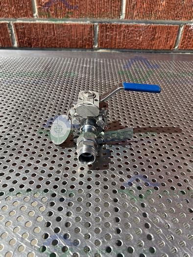 Used Pbm Sic D6f G Cg166l Stainless Steel Ball Valve W 1 Sa