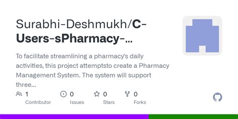 GitHub Surabhi Deshmukh C Users SPharmacy Management System Pharmacy Management System To