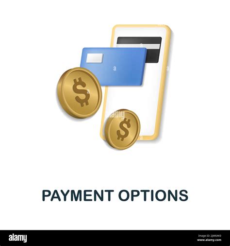 Payment Options Icon 3d Illustration From E Commerce Collection Creative Payment Options 3d