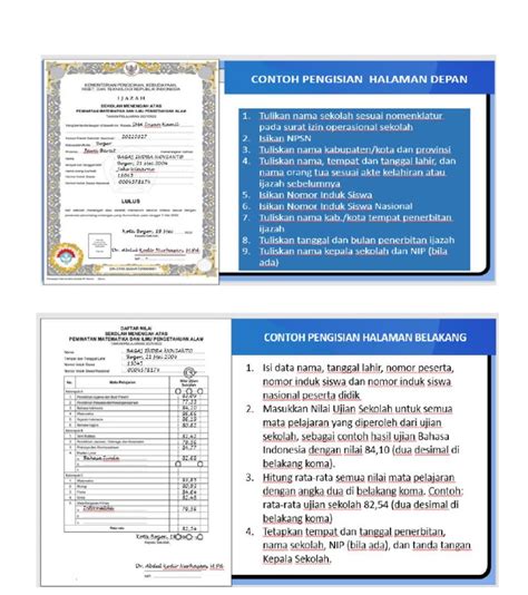 Contoh Cara Penulisan Blangko Ijazah Sma Pdf