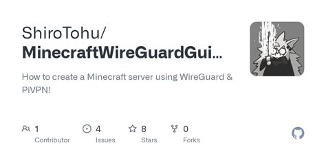 Github Shirotohuminecraftwireguardguide How To Create A Minecraft Server Using Wireguard