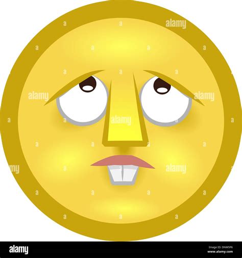 An Emoticon Smiley Stock Vector Image Art Alamy