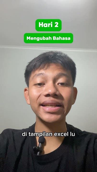 Day 2 Part 1 Mengubah Bahasa Di Excel Exceltips Belajarexcel Excelindonesia Youtube