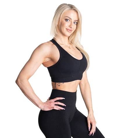 Better Bodies Scrunch Sports Bra Black M 7968 23
