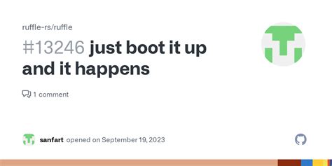 Just Boot It Up And It Happens · Issue 13246 · Ruffle Rsruffle · Github