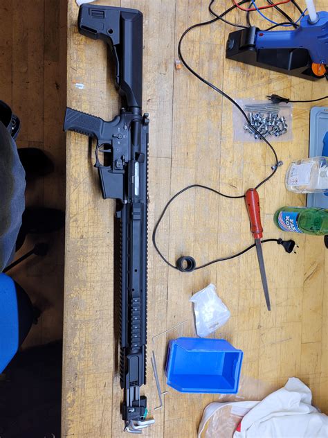 My mtr16 is beginning to look proper : r/GasBlowBack