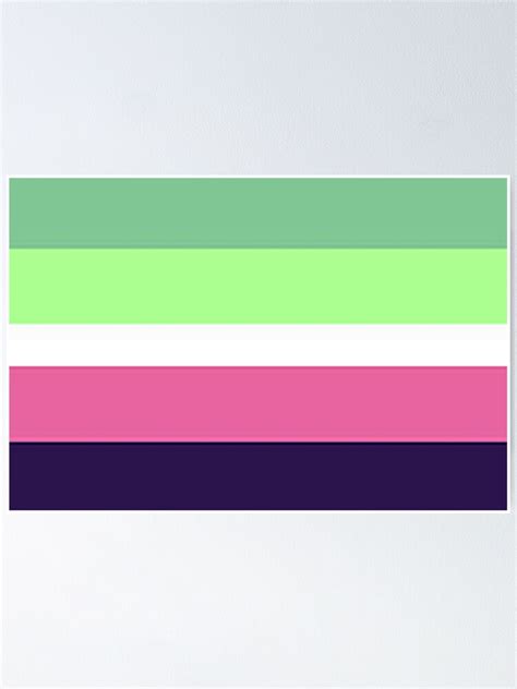 New Alexi Gender Pride Flag Poster For Sale By Bits From Mash Redbubble