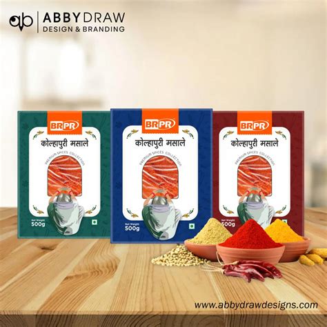 Kolhapuri Masala Brand Spices Packaging Of The World