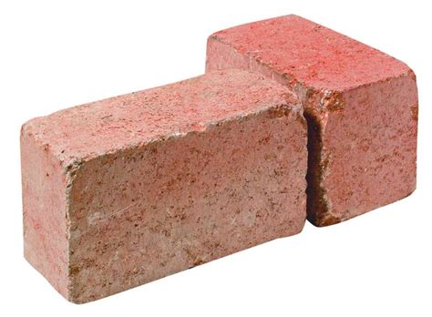 Bloc multi ALKERN en béton vieilli Saumon nuancé L 30 x l 18 x Ép 15