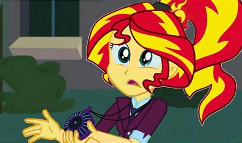 Mlp Eg Au Sunset Shimmer Feeling Worried By Princesscreation345 On
