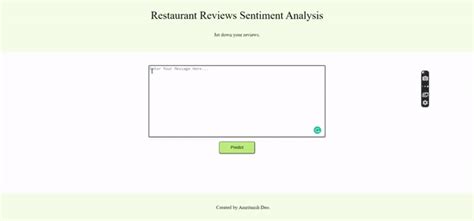 Github Amritanshdeo89 Restaurant Review Sentiment Analysis Restaurant Review Sentiment Analysis