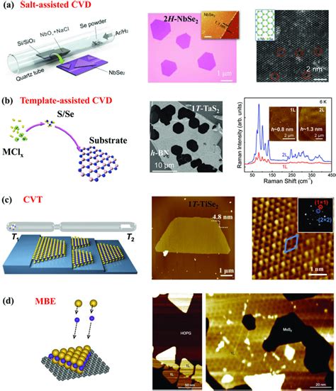 A Synthesis Of 2h‐nbse2 Monolayers By Salt‐assisted Chemical Vapor