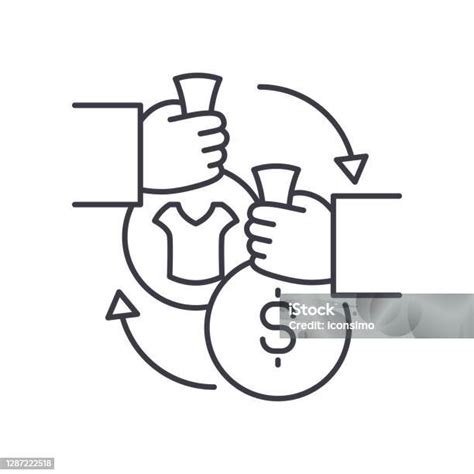 交換圖示線性隔離插圖細線向量網頁設計符號輪廓概念符號白色背景上具有可編輯的描邊向量圖形及更多一組物體圖片 一組物體 下載 互聯網